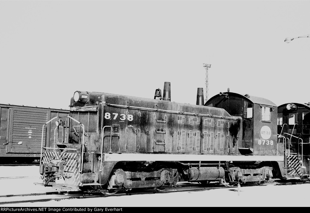 IHB NW2 #8738 - Indiana Harbor Belt